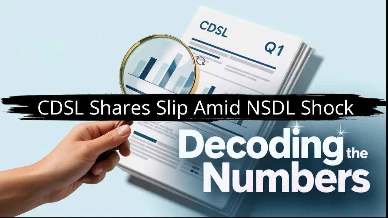CDSL Shares Slip Amid NSDL Shock – Should Investors Panic or Buy the Dip? - Market In India